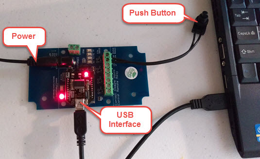 Set up USB Push Notification Board with N-Button - NCD.io