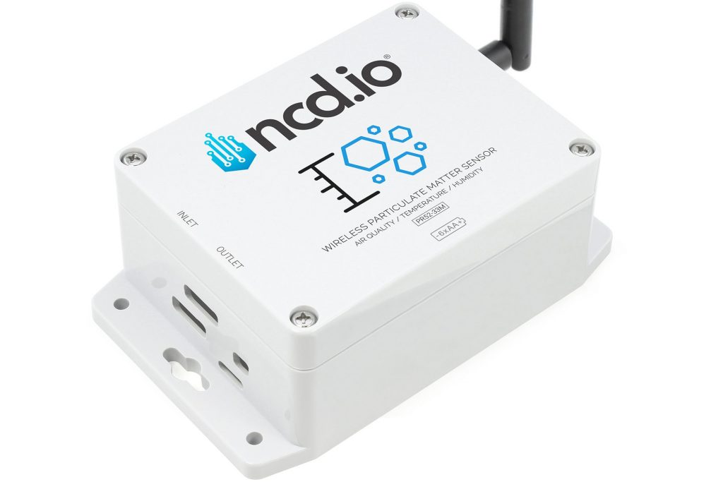 Air Quality Sensor Node-RED Dashboard - NCD.io